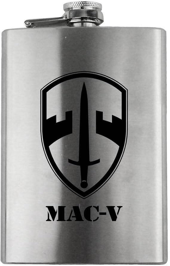 Army MAC-V Subdued 8oz. Flask – USAMM