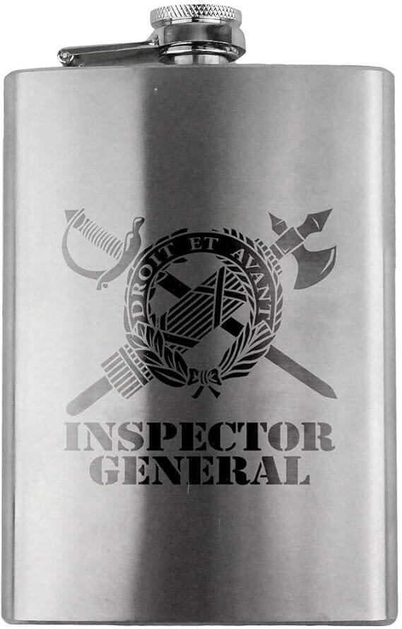 Army Inspector General Branch Military 8oz. Flask – USAMM