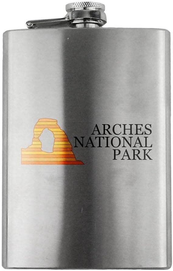 Retro Arches National Park 8oz. Flask – USAMM