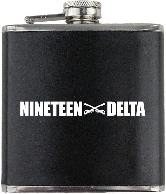 Army Cavalry Scout MOS 19D Veteran Leather Wrapped 6oz. Flask – USAMM