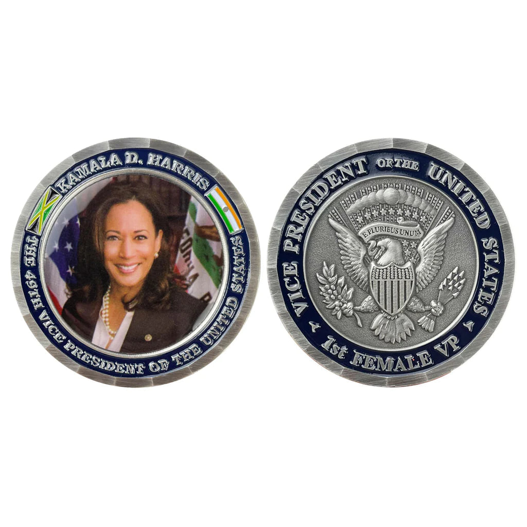 2" Vice President Kamala Harris Photo Dome Coin – USAMM