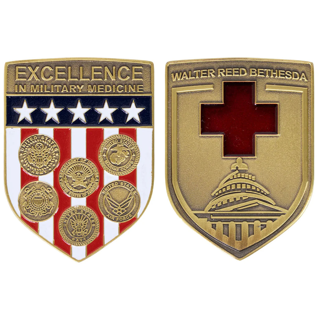 2 Inch Walter Reed Bethesda Shield Coin – USAMM