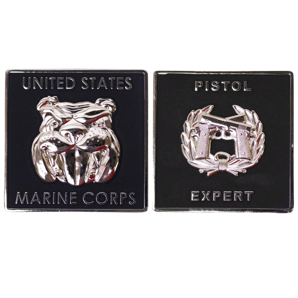 1 3/4" USMC Pistol Expert Coin – USAMM