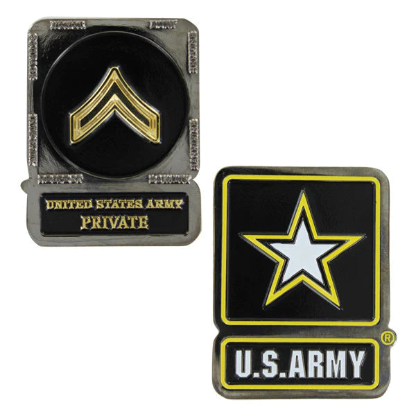 Army Private W/Sleeve Coin | USAMM