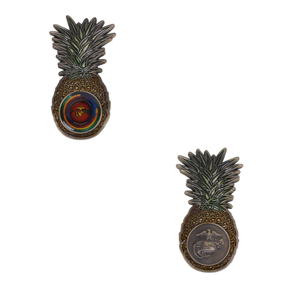 USMC Kaneohe Bay Pineapple Shape Coin | USAMM
