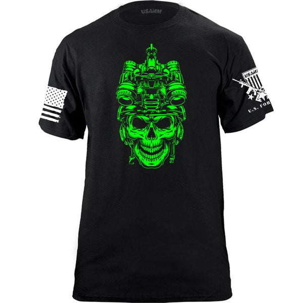 Operator Skull Neon T-Shirt | USAMM