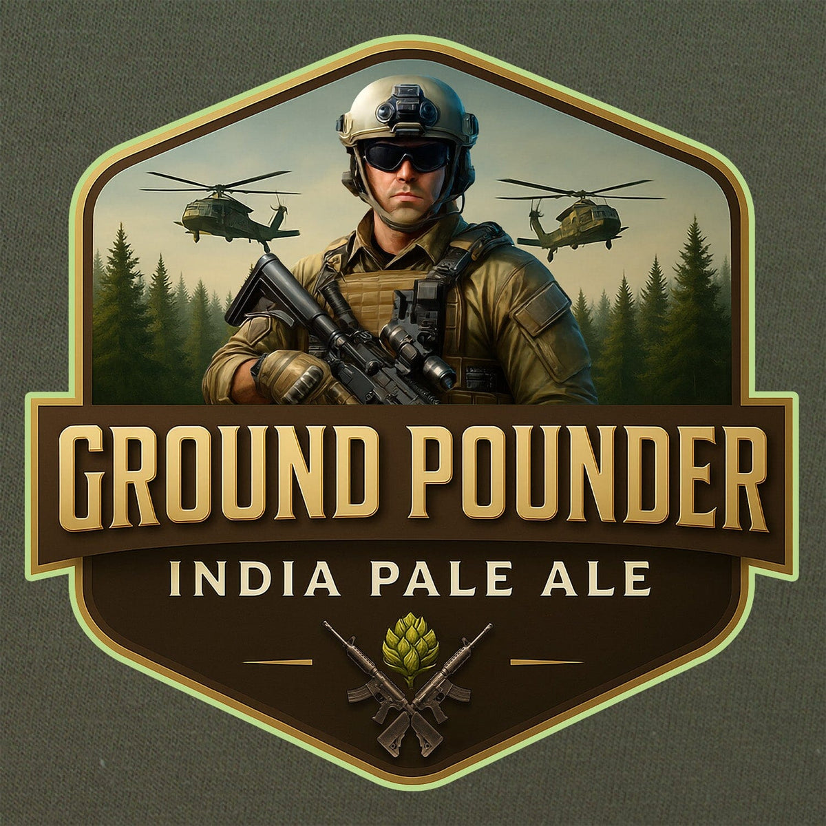 Ground Pounder IPA T-Shirt – USAMM