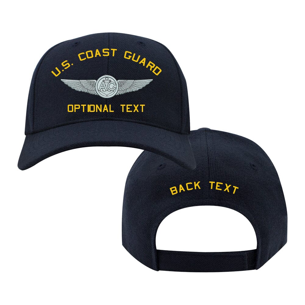Coast Guard Custom Ship Cap - Navy Aircrew Wings | USAMM