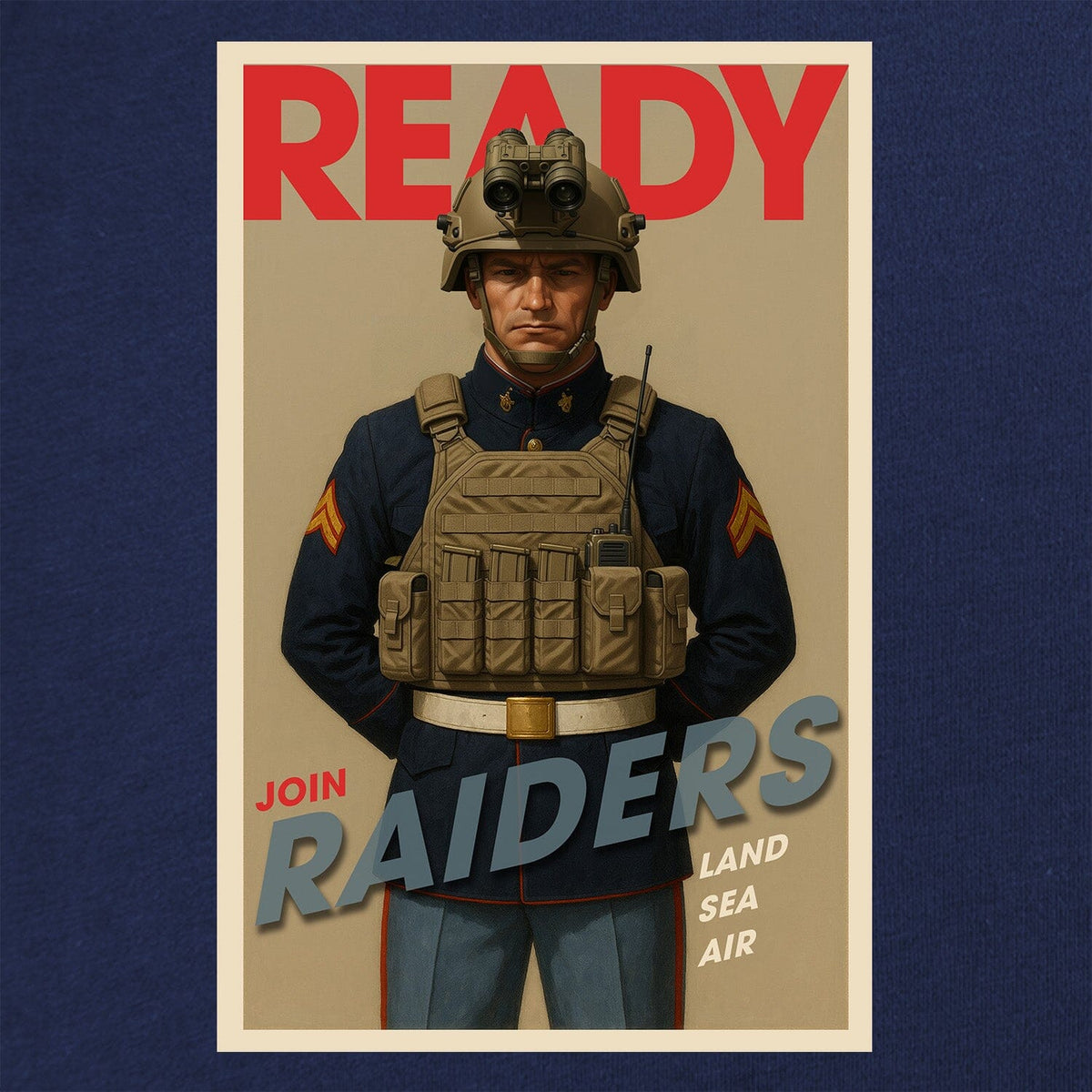 Raiders Poster T-Shirt – USAMM