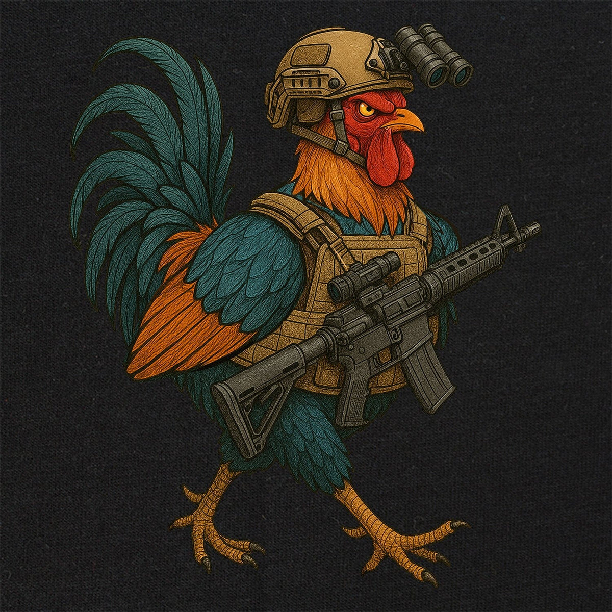 Rooster Comic Book T-Shirt – USAMM