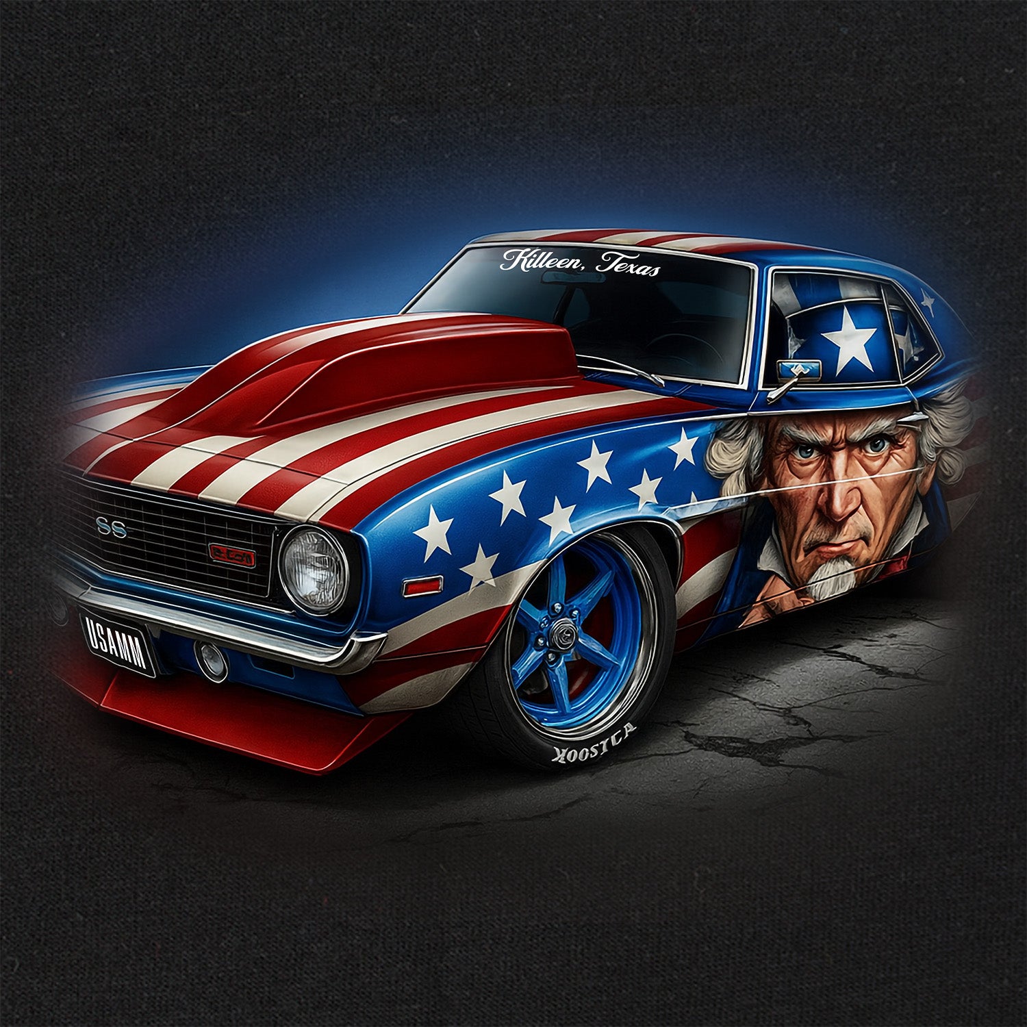 Uncle Sam Camaro T-Shirt – USAMM
