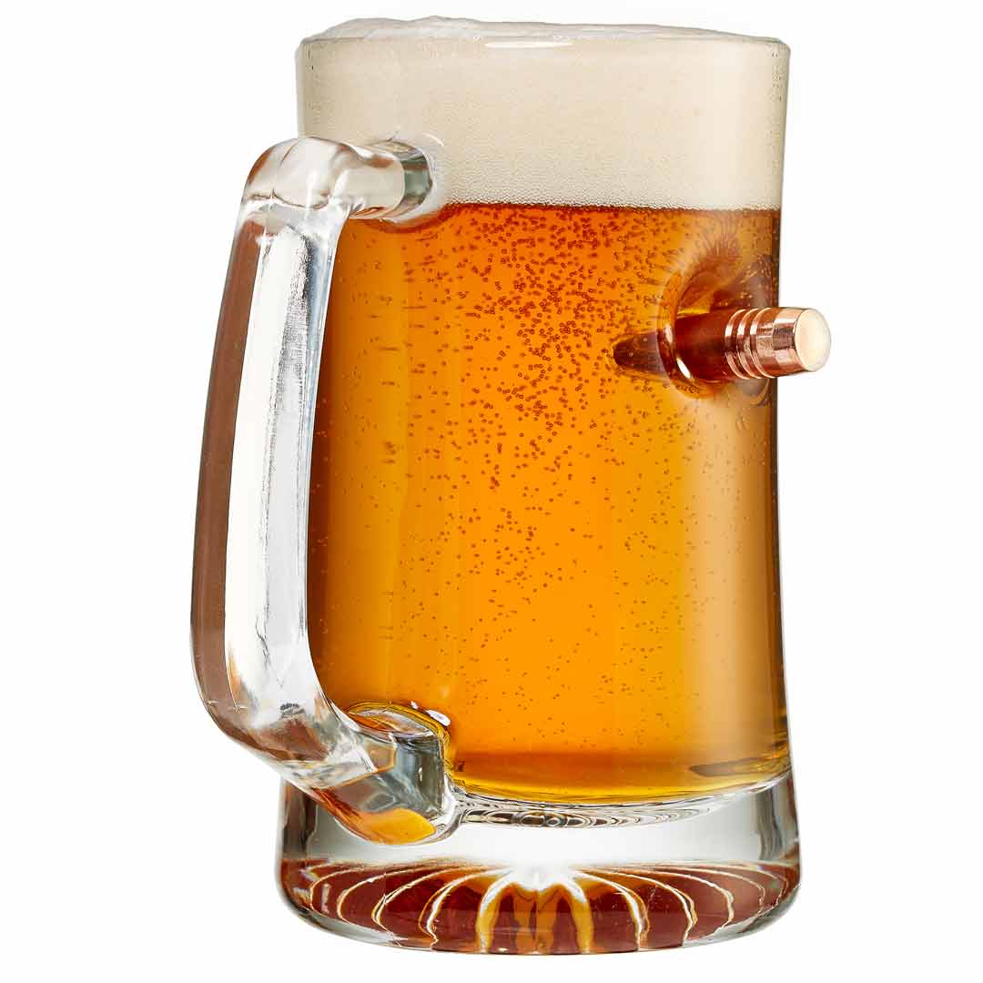 Beer Mug .50 Cal MugShot – 24oz Made in USA | USAMM