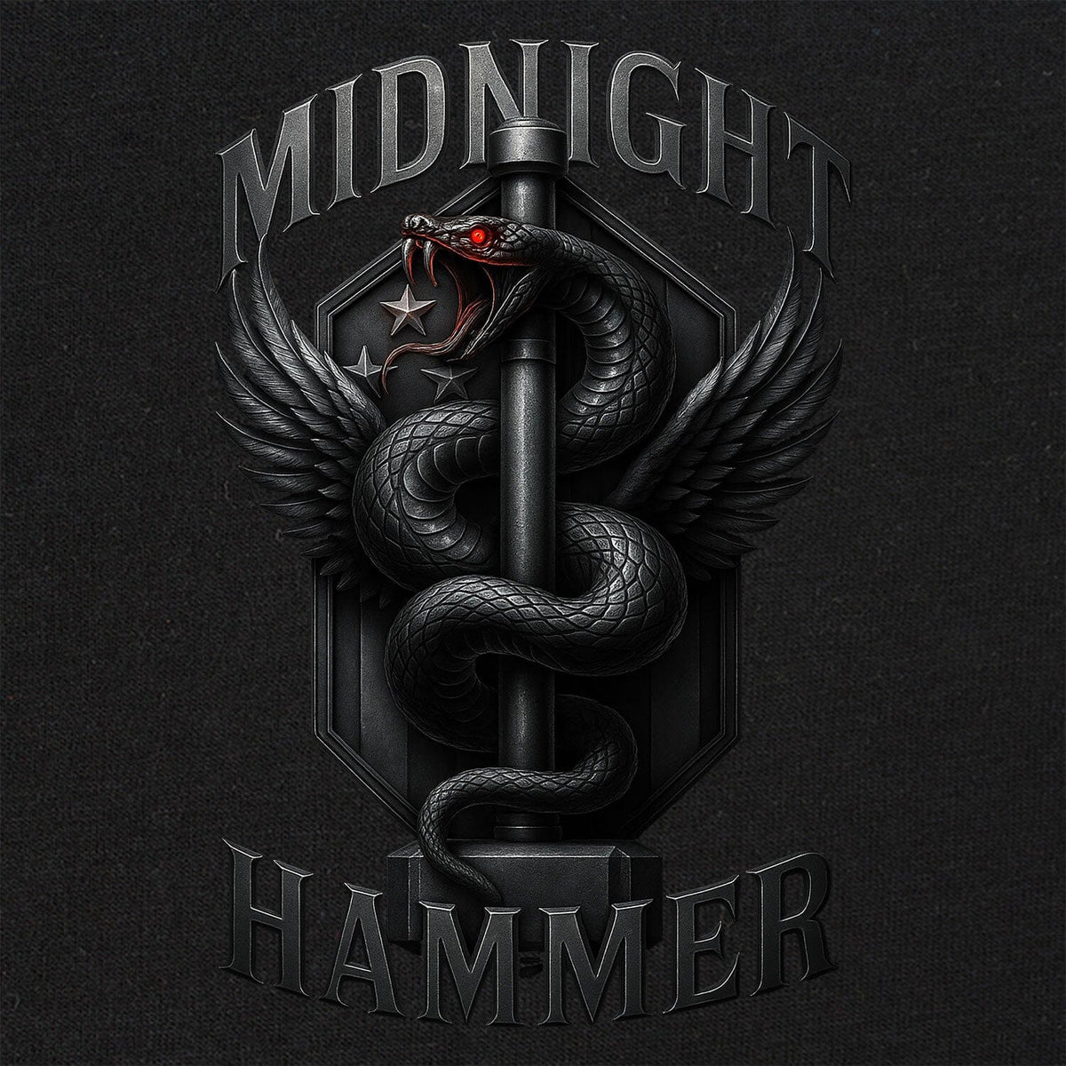 Midnight Hammer Snake - Metal T-Shirt – USAMM