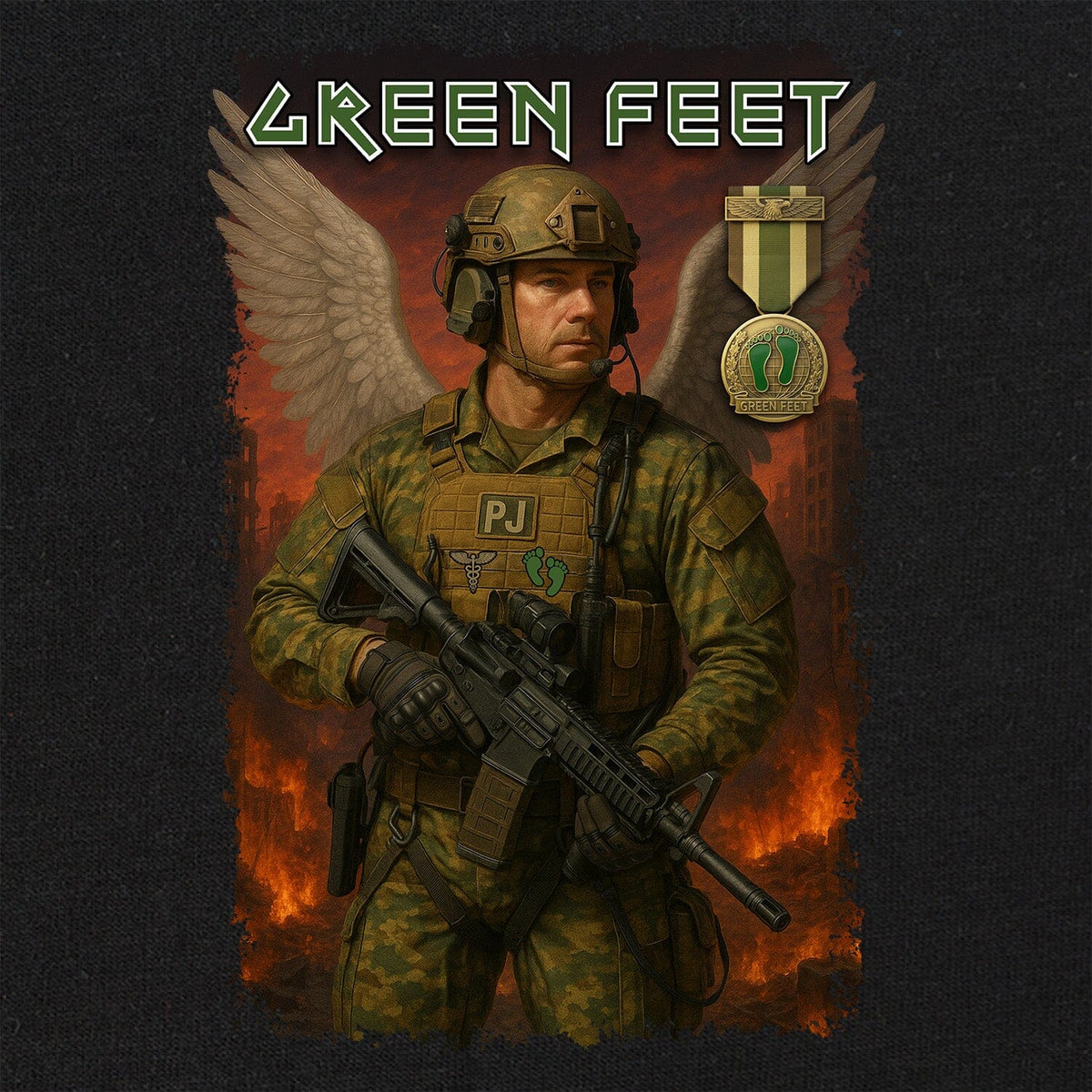 PJ Green Feet T-Shirt – USAMM