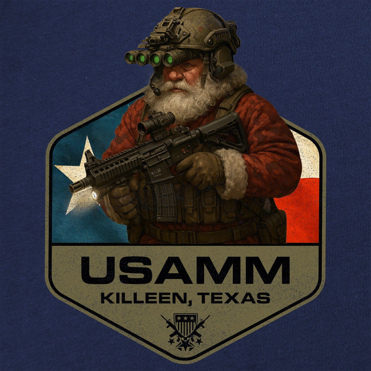 Santa Operator Polygon Texas T-Shirt – USAMM