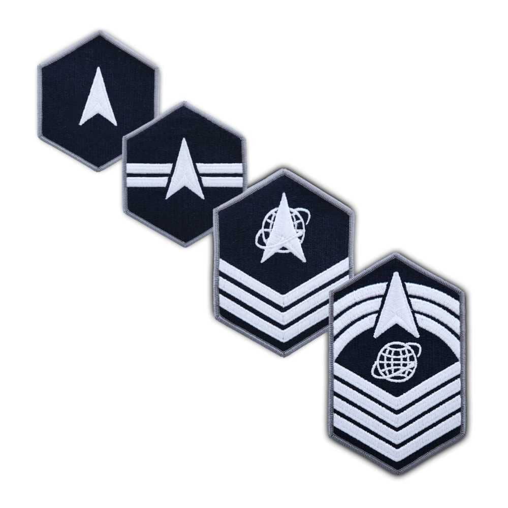 Space Force Full Color Enlisted Rank - Large Size – USAMM