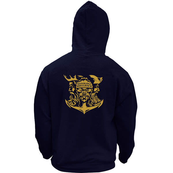 Original Navy Honorable Shellback Pullover Hoodie | USAMM