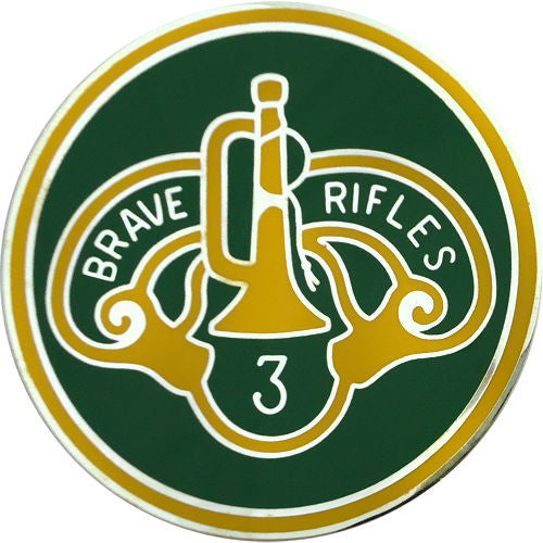 3rd Armored Cavalry Regiment Combat Service ID Badge | USAMM