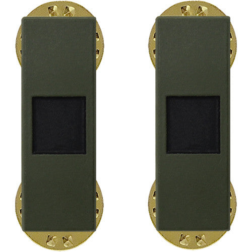 Army Subdued Black Metal Rank – USAMM