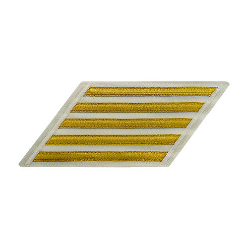 Enlisted Gold on White Hashmarks / Service Stripes - Female | USAMM