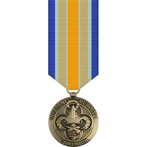Inherent Resolve Campaign Miniature Medal | USAMM