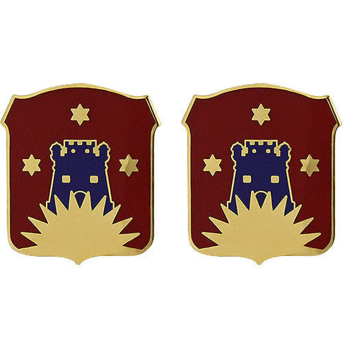 141st Engineer Combat Battalion Unit Crest - Sold in Pairs | USAMM