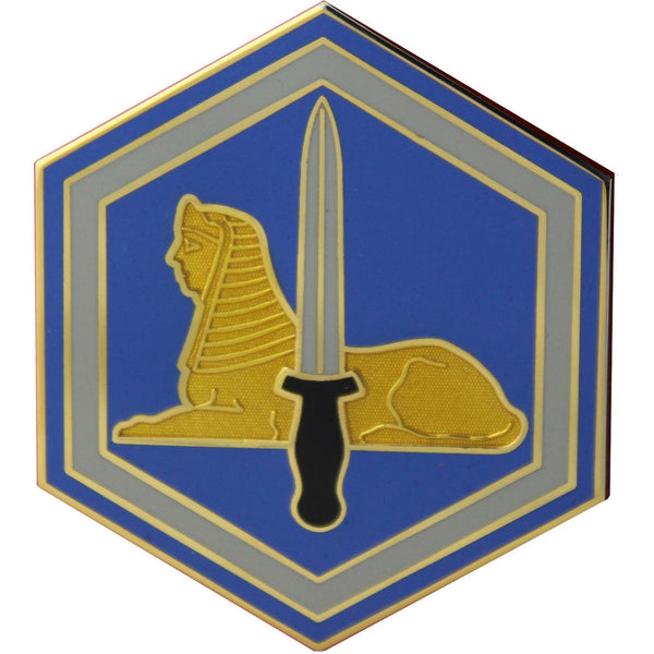 66th Military Intelligence Brigade Combat Service ID Badge | USAMM