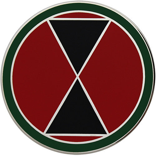 7th Infantry Division Combat Service Identification Badge | USAMM