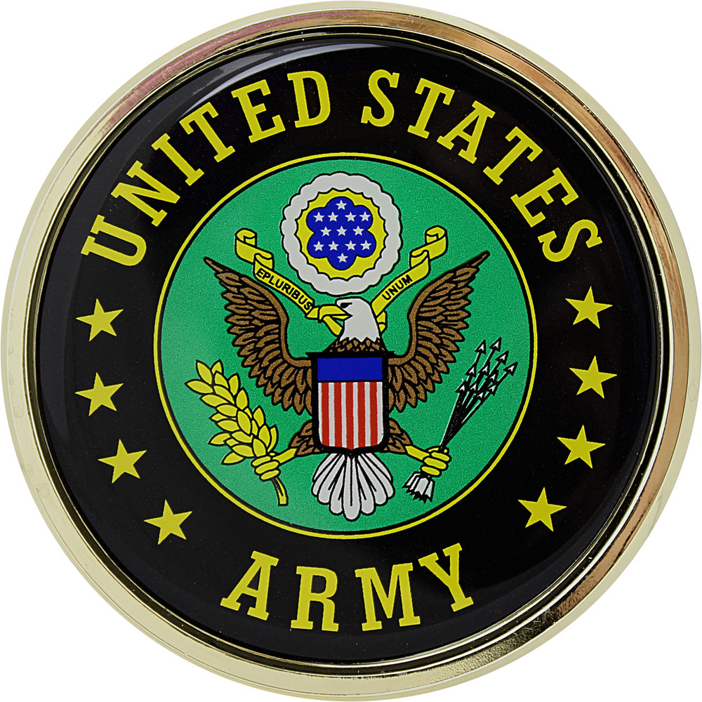 U.S. Army Crest Chrome Auto Emblem – USAMM