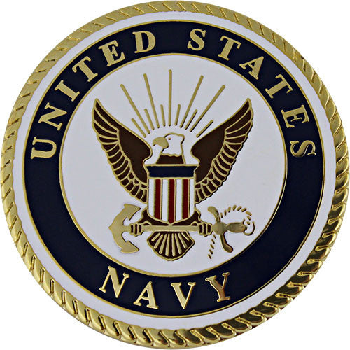 Navy Large Crest 1 1/2" Lapel Pin – USAMM