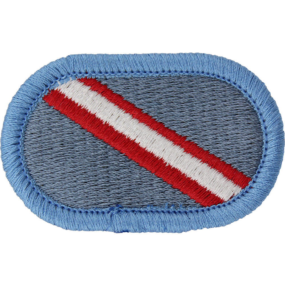 U.S. Army 143rd Infantry Regiment 1st Battalion Oval Patch | USAMM