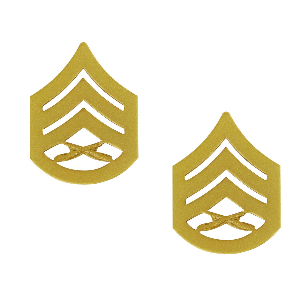 Marine Corps Gold Satin Enlisted Rank | USAMM