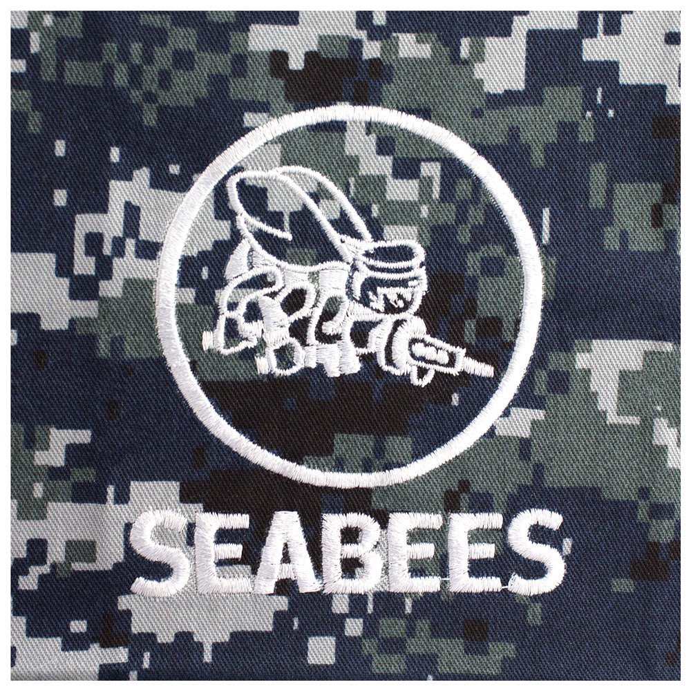 US Navy Embroidered Badge - Seabees | USAMM