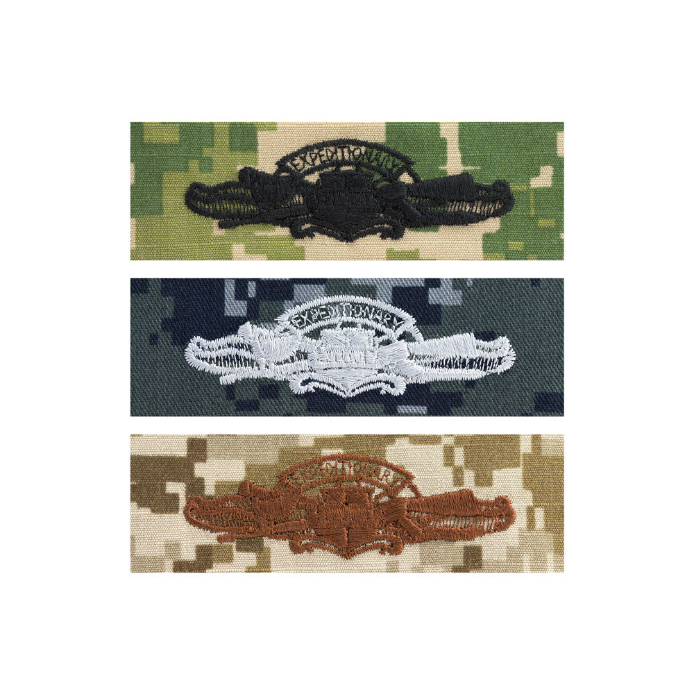 US Navy Embroidered Badge - Expeditionary Warfare | USAMM