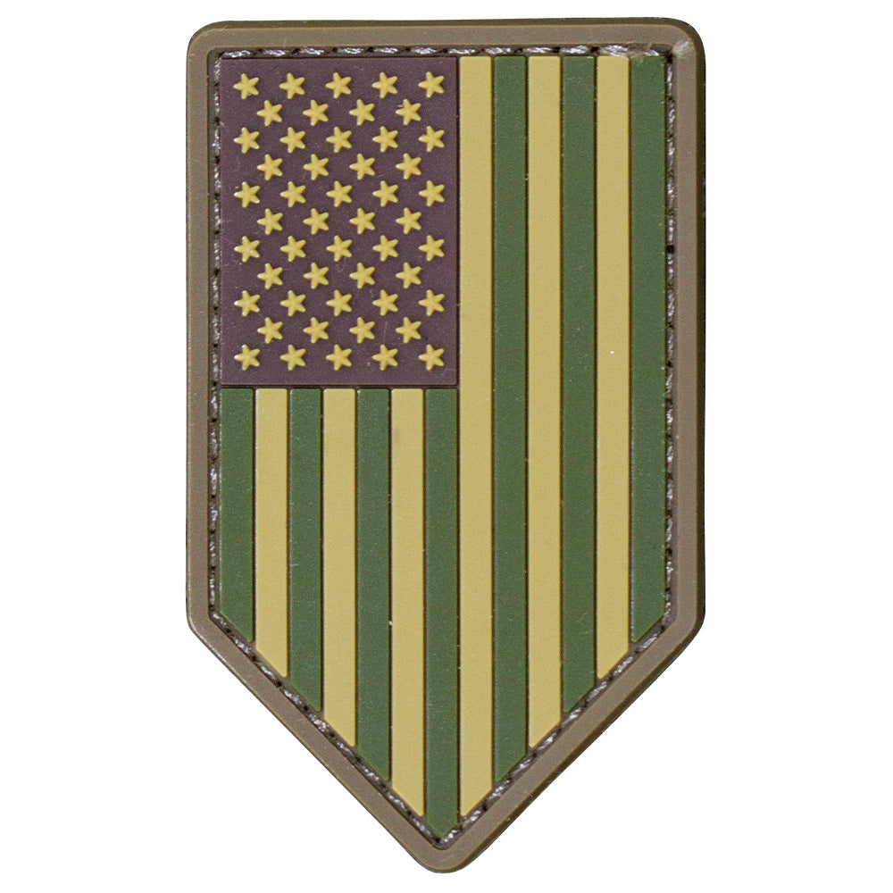 Vertical US Flag PVC Patch - Multicam | USAMM