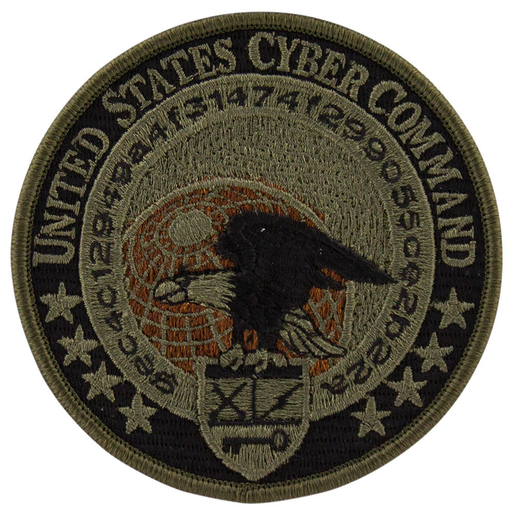 US Navy Embroidered Badge - Cyber Command – USAMM