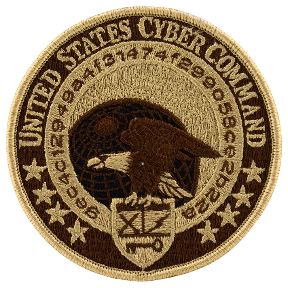 US Navy Embroidered Badge - Cyber Command | USAMM