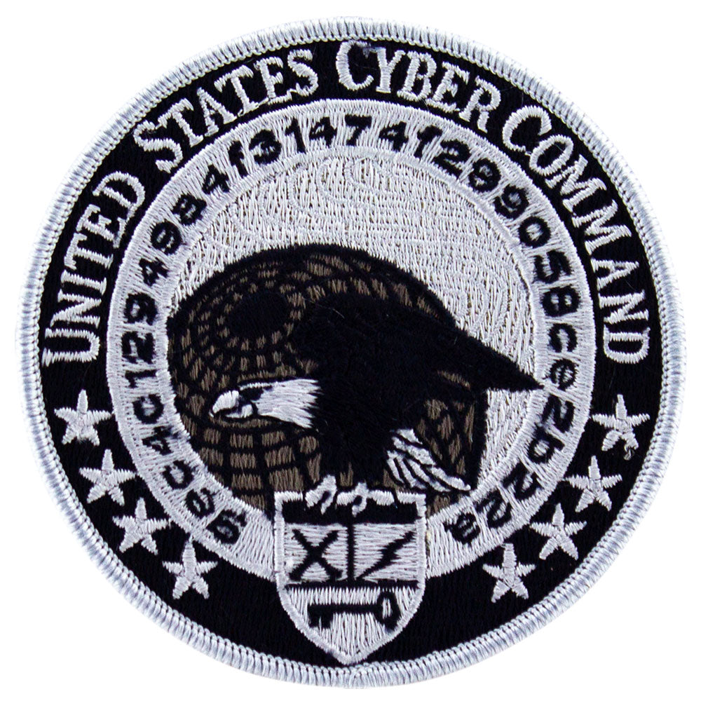 US Navy Embroidered Badge - Cyber Command | USAMM