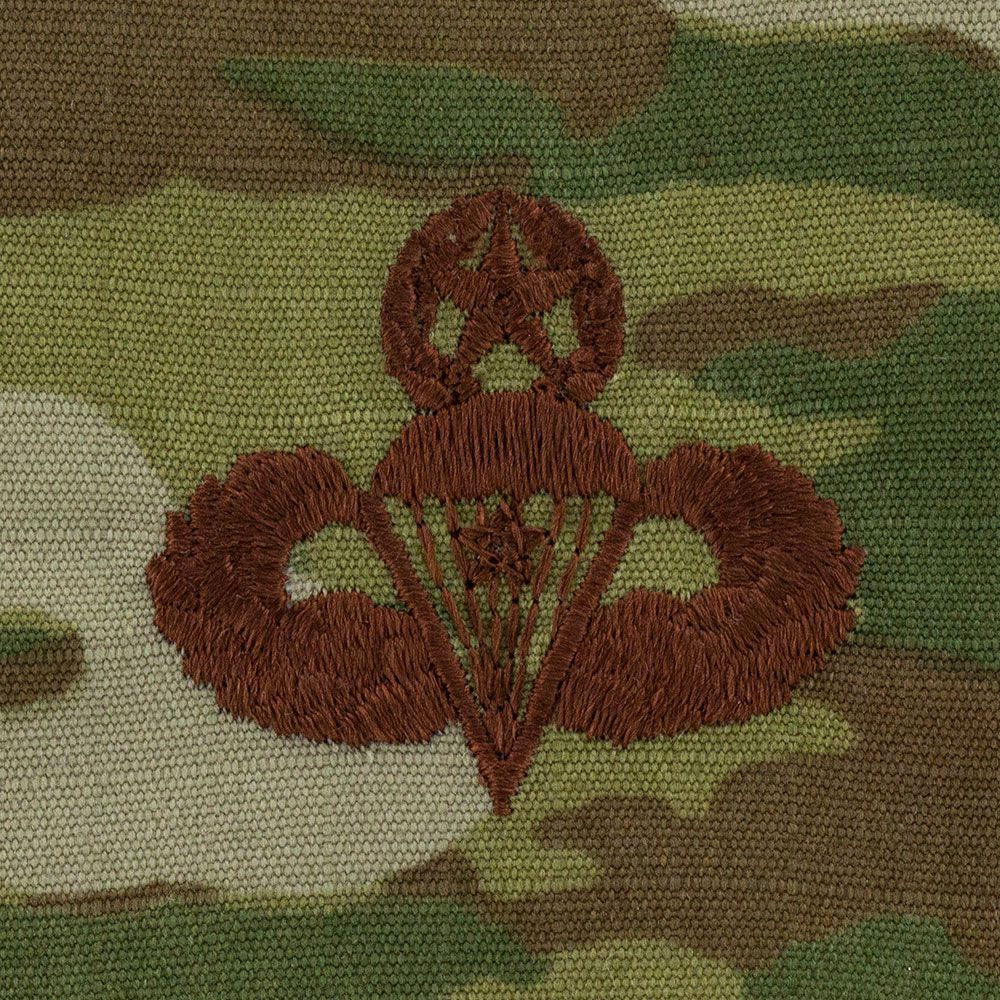 Air Force Master Combat Parachutist Badges Embroidered - OCP | USAMM