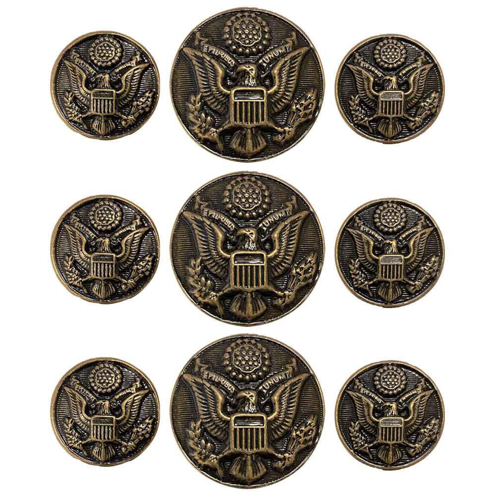 AGSU Button Set Eagle 3-36 Ligne and 6-25 Male | USAMM