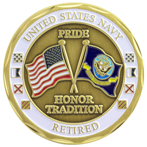 U.S. Navy Retired Coin | USAMM