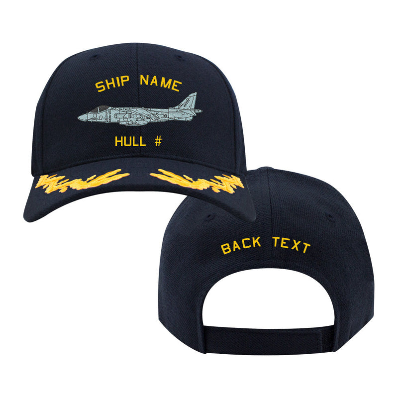 US Navy Custom Ship Cap - AV-88 Harrier Jump Jet – USAMM