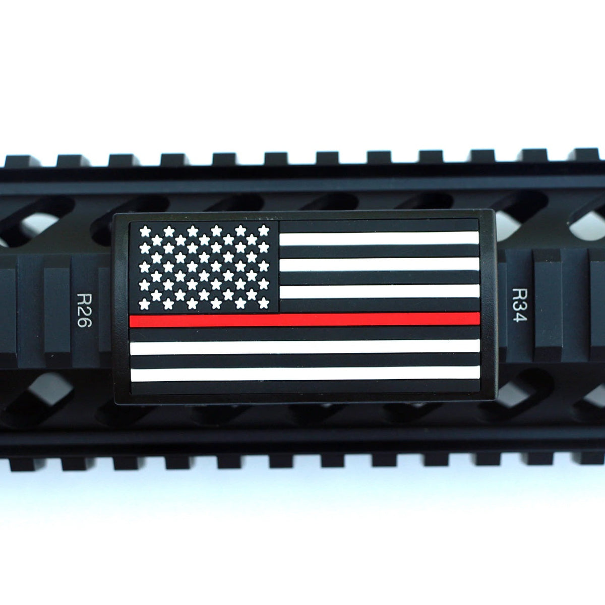 U.S. Flag Red Line Rail Covers - Left Star Field – USAMM