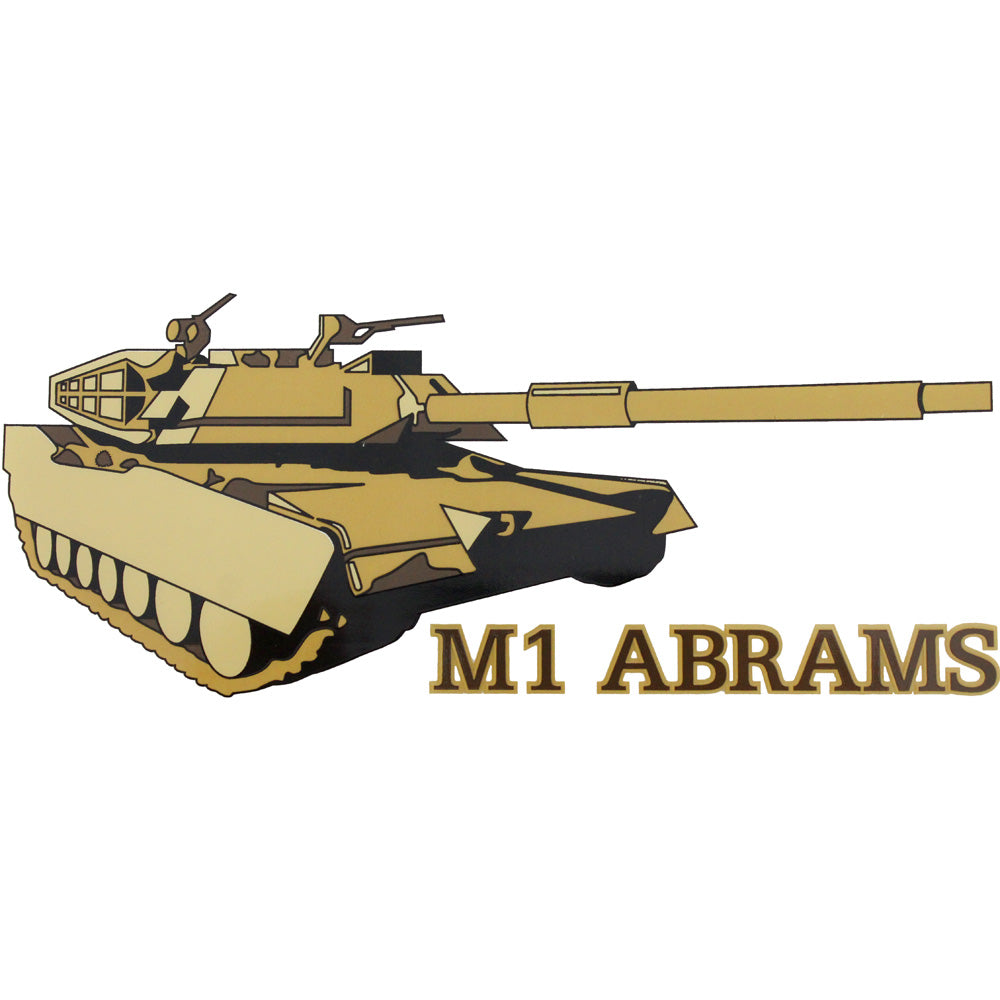 M1 Abrams Clear Decal | USAMM