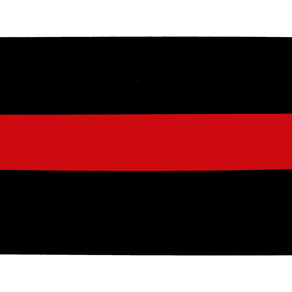 Red And Black Stripe Decal | USAMM
