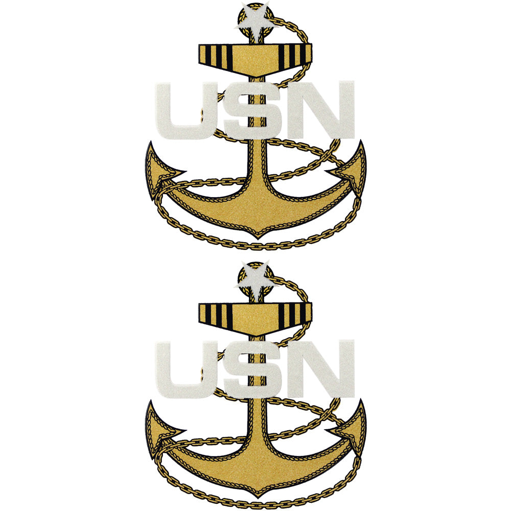 Navy Anchor Logo Decal