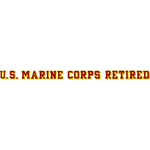 U.S. Marine Retired Window Strip | USAMM