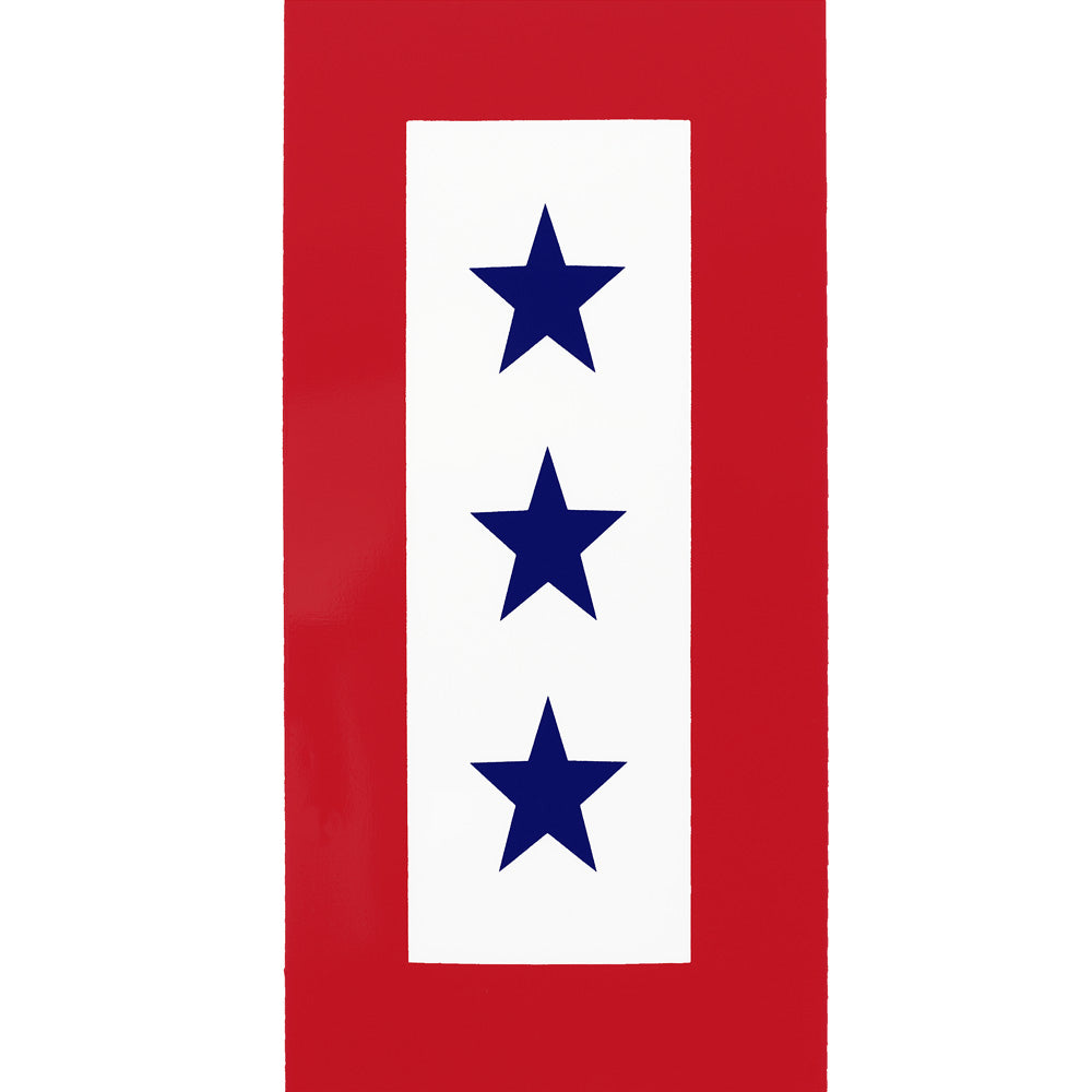 Three Blue Star Service Decal | USAMM