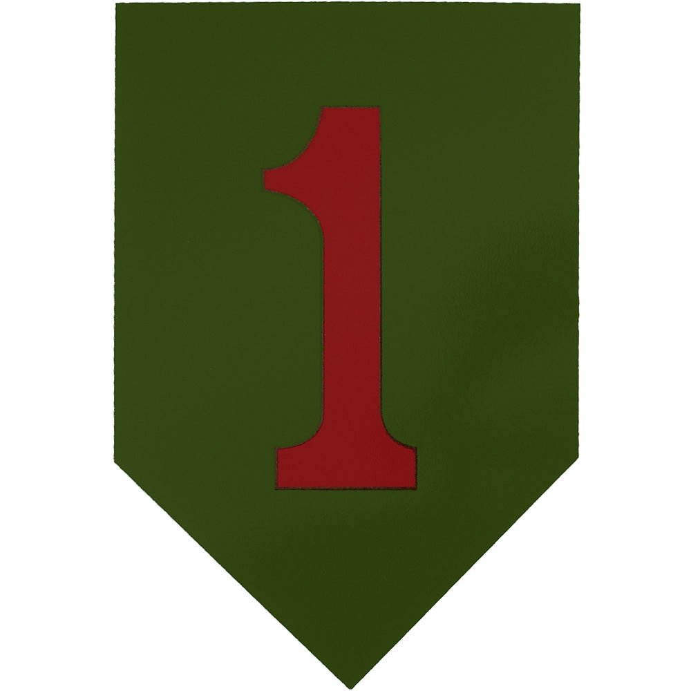 Big Red One 1st Infantry Clear Decal | USAMM