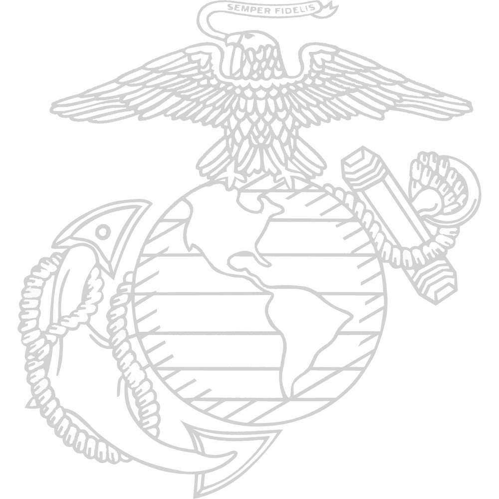 Eagle Globe And Anchor Outline